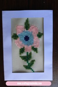 SIMPLE FLOWER CROSS STITCH - Crafting is My Hobby