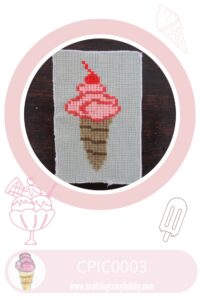10 free ice cream cross stitch pattern - Crafting is My Hobby