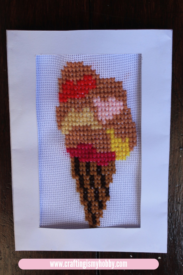 ICE CREAM CROSS STITCH - Crafting is My Hobby