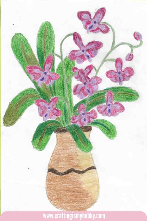 ORCHID CROSS STITCH - Crafting is My Hobby