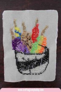 COLORFUL ICE CREAM CROSS STITCH - Crafting is My Hobby