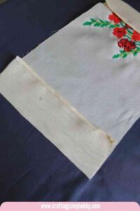 HOW TO MAKE CROSS STITCH BOOK COVER - Crafting is My Hobby