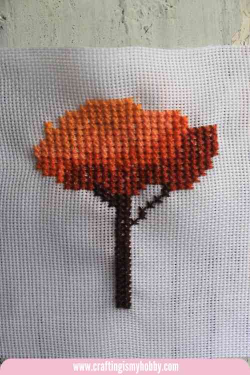 AUTUMN TREE CROSS STITCH - Crafting is My Hobby