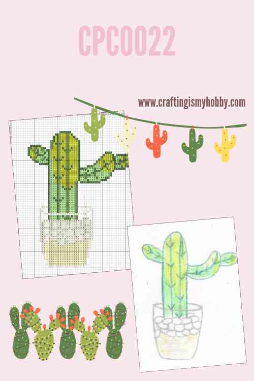 3 CACTUS CROSS STITCH PATTERNS FREE edition 3 - Crafting is My Hobby