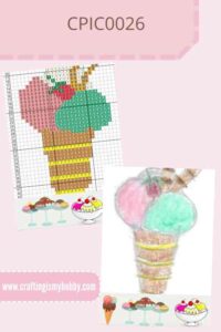 CROSS STITCH PATTERNS ICE CREAM - Crafting is My Hobby