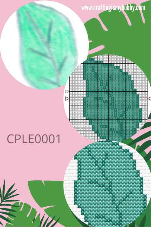 LEAF CROSS STITCH PATTERN edition 1 - Crafting is My Hobby
