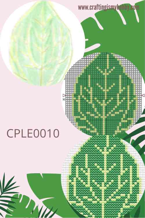 LEAF CROSS STITCH PATTERN edition 1 - Crafting is My Hobby