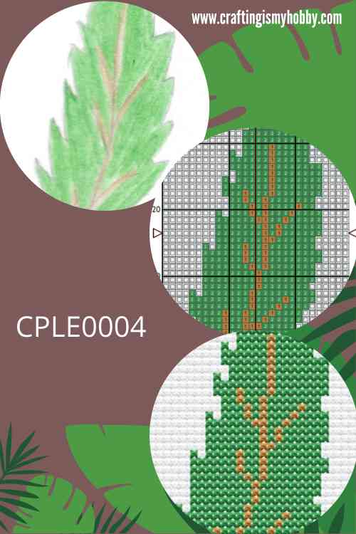 LEAF CROSS STITCH PATTERN edition 1 - Crafting is My Hobby