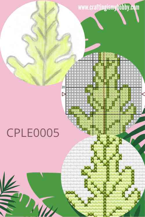 LEAF CROSS STITCH PATTERN edition 1 - Crafting is My Hobby
