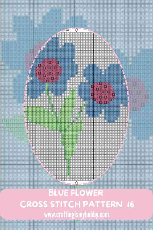 20 BLUE FLOWER CROSS STITCH PATTERNS - Crafting is My Hobby