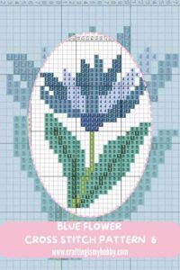 20 BLUE FLOWER CROSS STITCH PATTERNS - Crafting is My Hobby