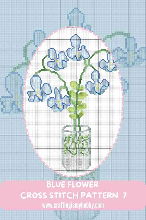 20 BLUE FLOWER CROSS STITCH PATTERNS - Crafting is My Hobby