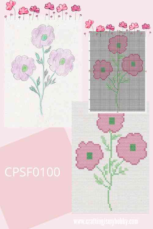 10 SIMPLE FLOWER CROSS STITCH PATTERNS edition 10 - Crafting is My Hobby