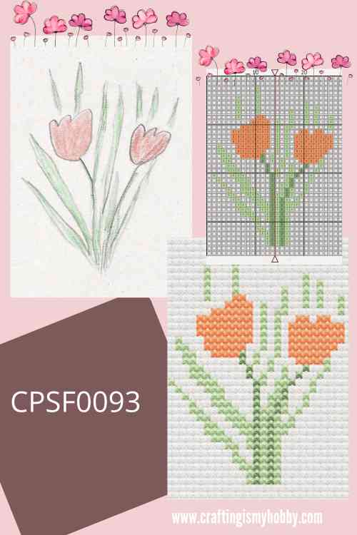 10 SIMPLE FLOWER CROSS STITCH PATTERNS edition 10 - Crafting is My Hobby