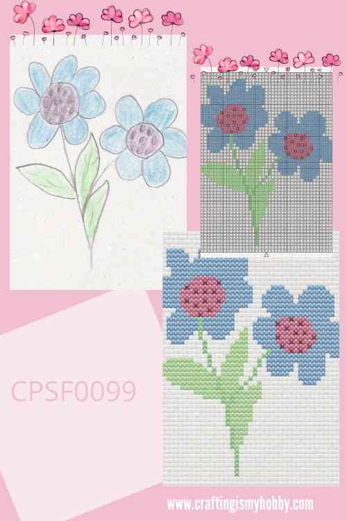 10 SIMPLE FLOWER CROSS STITCH PATTERNS edition 10 - Crafting is My Hobby