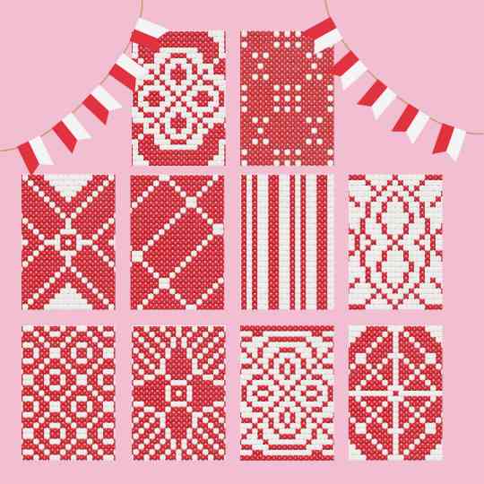 10 INDONESIA INDEPENDENCE CROSS STITCH PATTERNS edition 5 - Crafting is ...