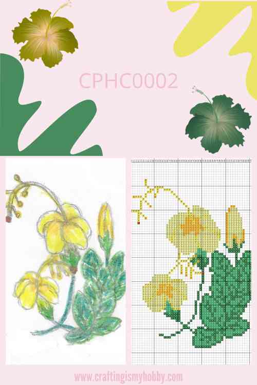2 HIBISCUS CROSS STITCH PATTERNS - Crafting is My Hobby