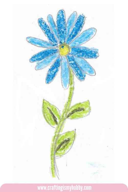 EASY BLUE FLOWER CROSS STITCH PROJECT - Crafting is My Hobby